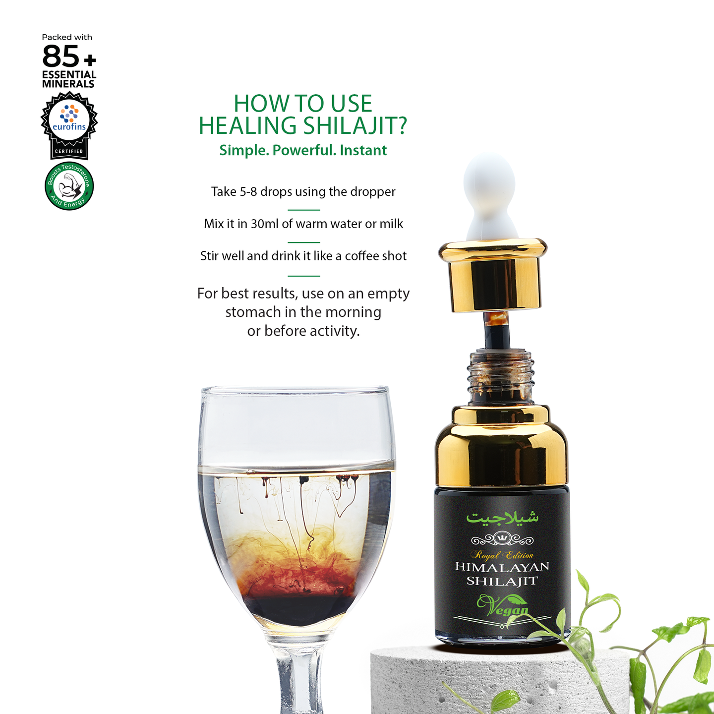 Shilajit Drops - 30ml | 60 Servings – Himalayan Shilajit